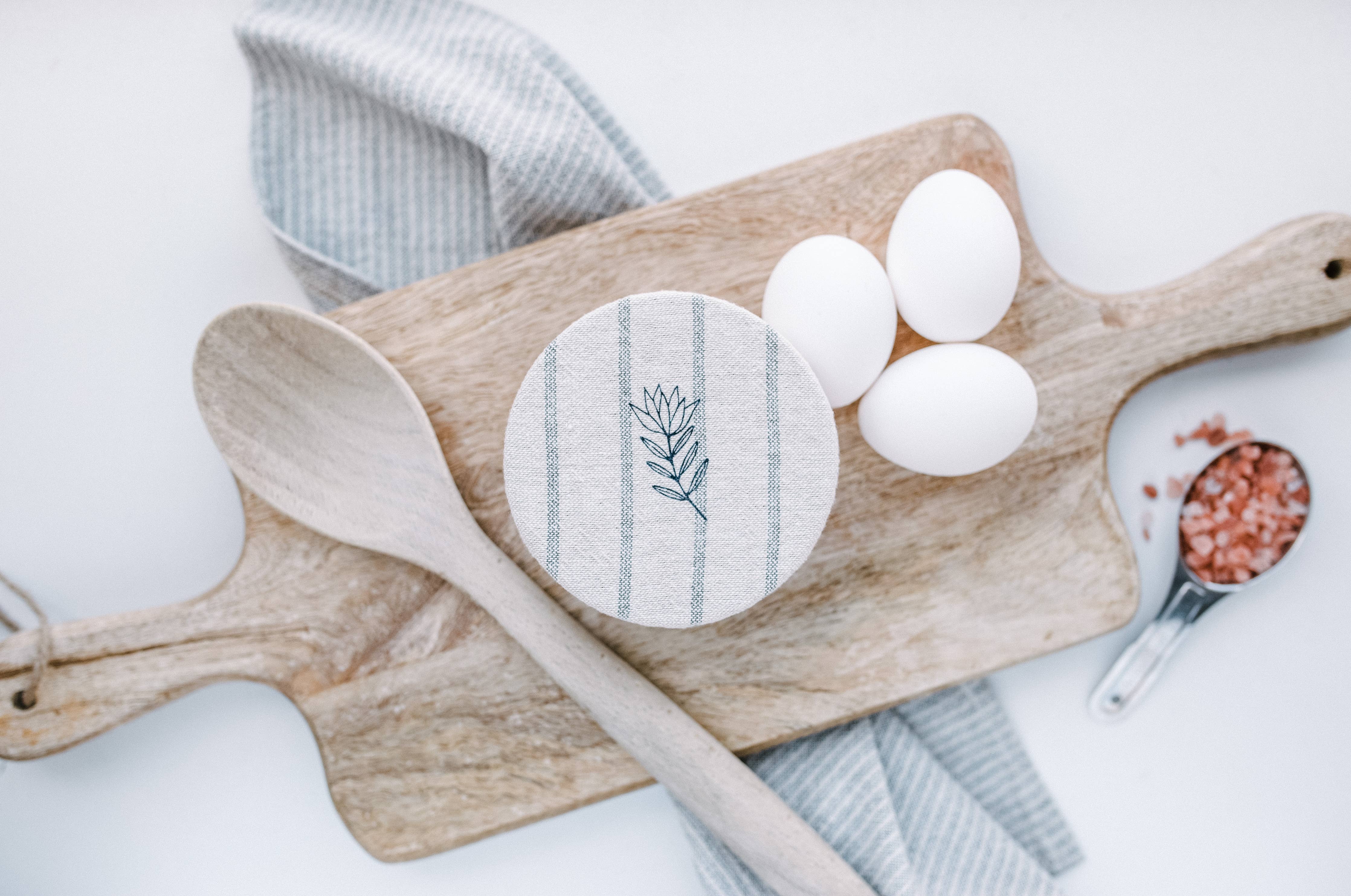 Floral Reusable Mason Jar Cover | Sustainable Living | Forage & Faire