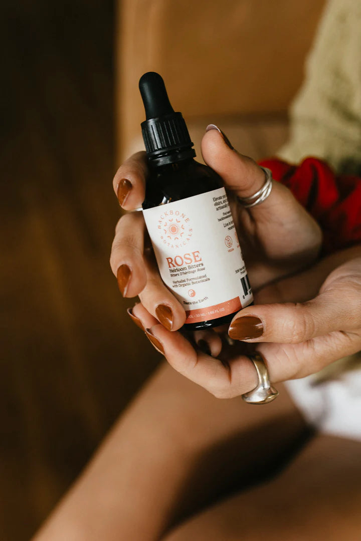 Rose Heirloom Bitters | Herbal Remedies & Mixology | Forage & Faire